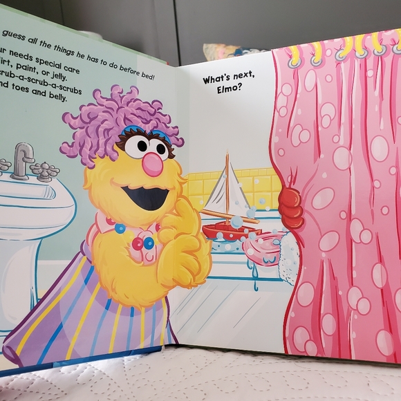 Sesame Street | Other | Night Night Elmo Hardcover Peekaboo Book | Poshmark